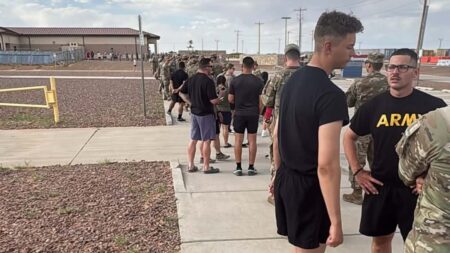 New Mexico base soldiers say dining hall lines mean missed meals ...